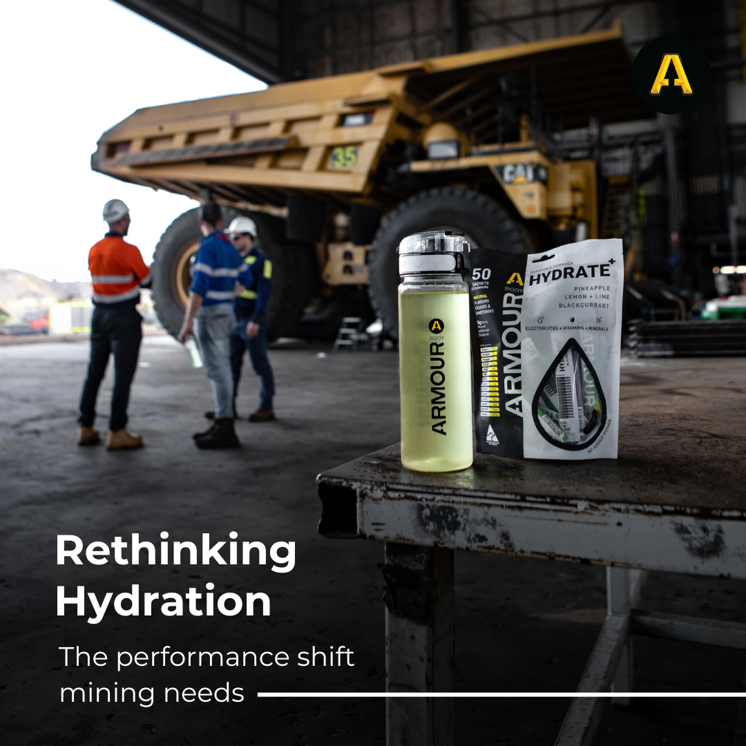 Rethinking Hydration - The Performance Shift Mining Needs – BodyArmour.au